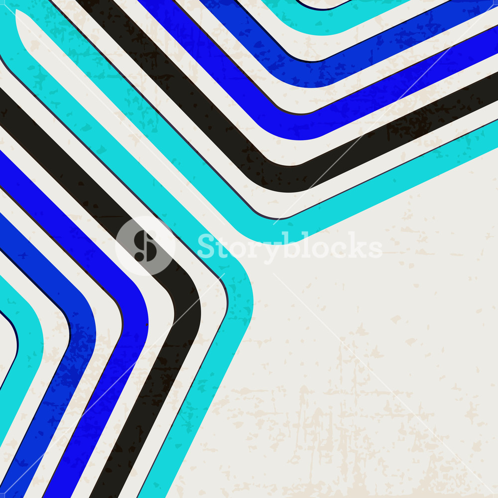Grungy Retro Background With Colorful Abstract Lines Royalty-Free Stock ...