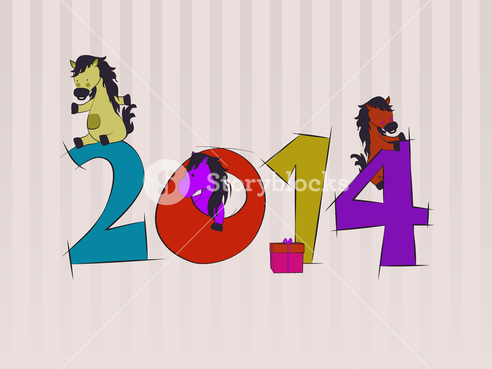 Happy New Year 2014 Celebration Background Royalty-Free Stock Image ...