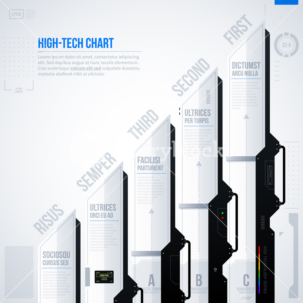 Hi-tech Vector Template. Eps10 Royalty-Free Stock Image - Storyblocks