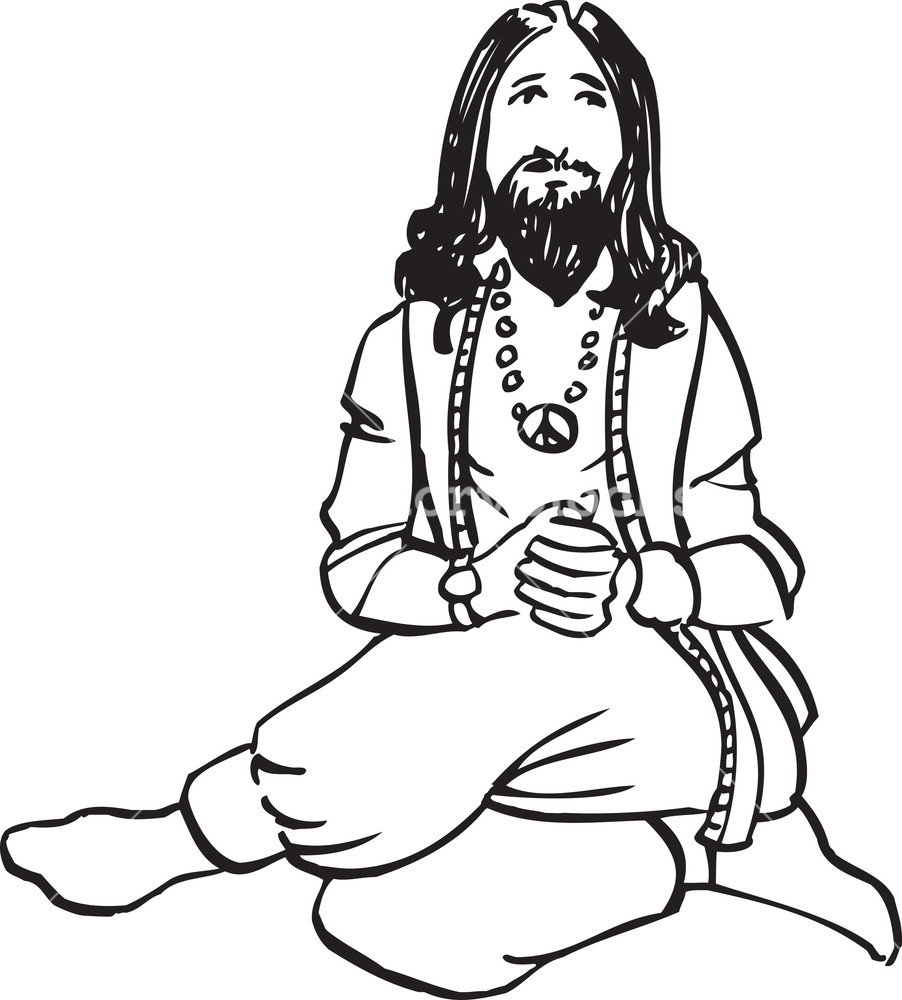 Illustration Of A Sadhu. Royalty-Free Stock Image - Storyblocks