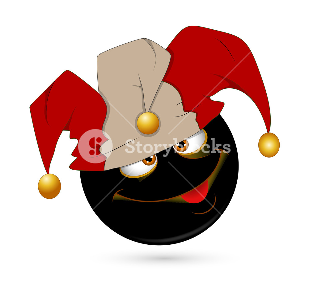 Jester Smiley Royalty-Free Stock Image - Storyblocks