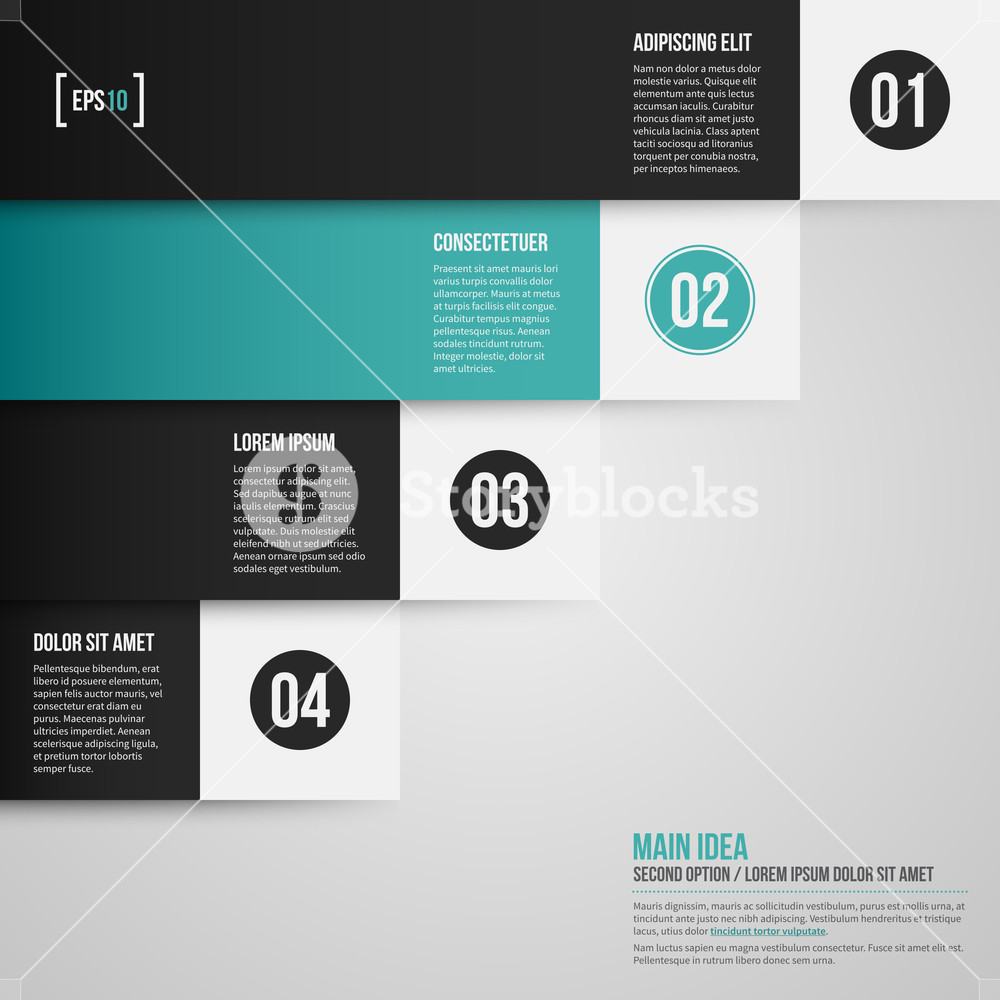Modern Corporate Chart Template. Eps10. Royalty-Free Stock Image ...