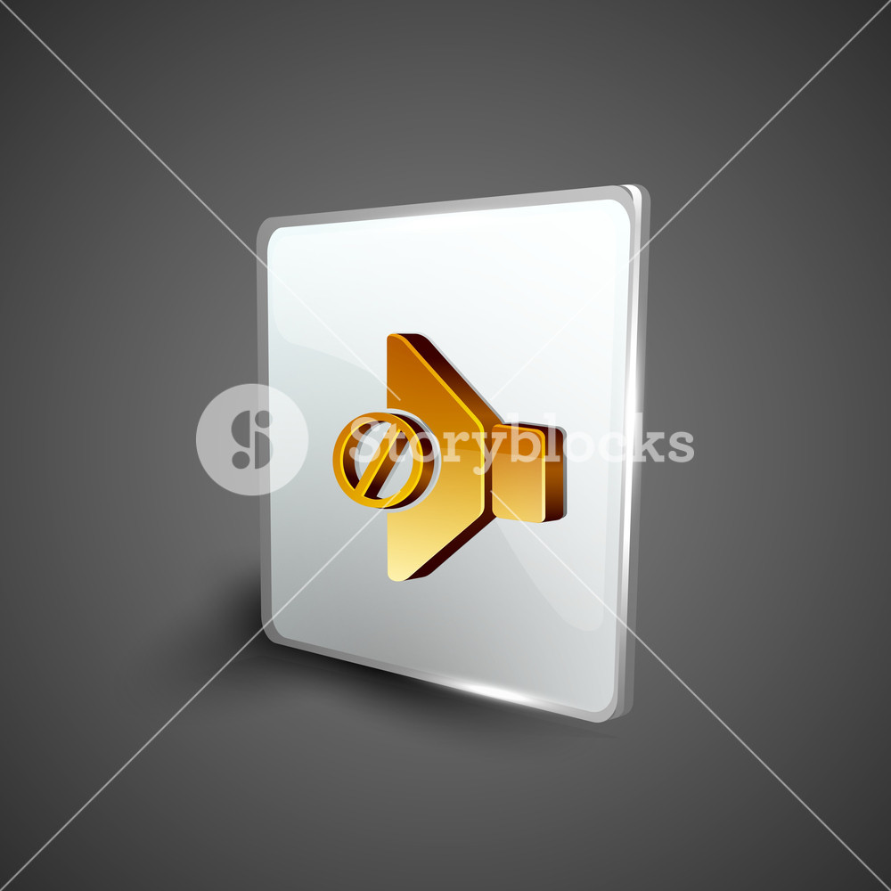 Mute Symbol Icon Set. Royalty-Free Stock Image - Storyblocks