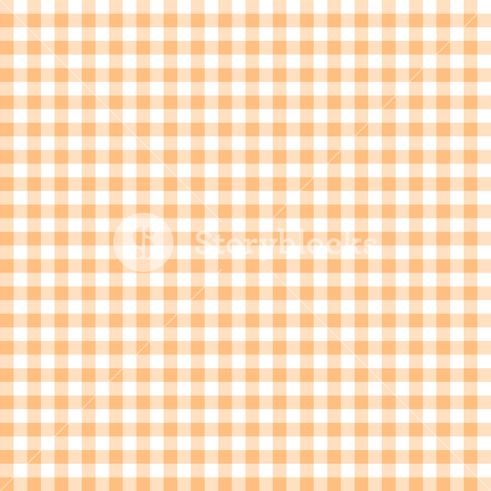 Orange And White Gingham Pattern Royalty-Free Stock Image - Storyblocks