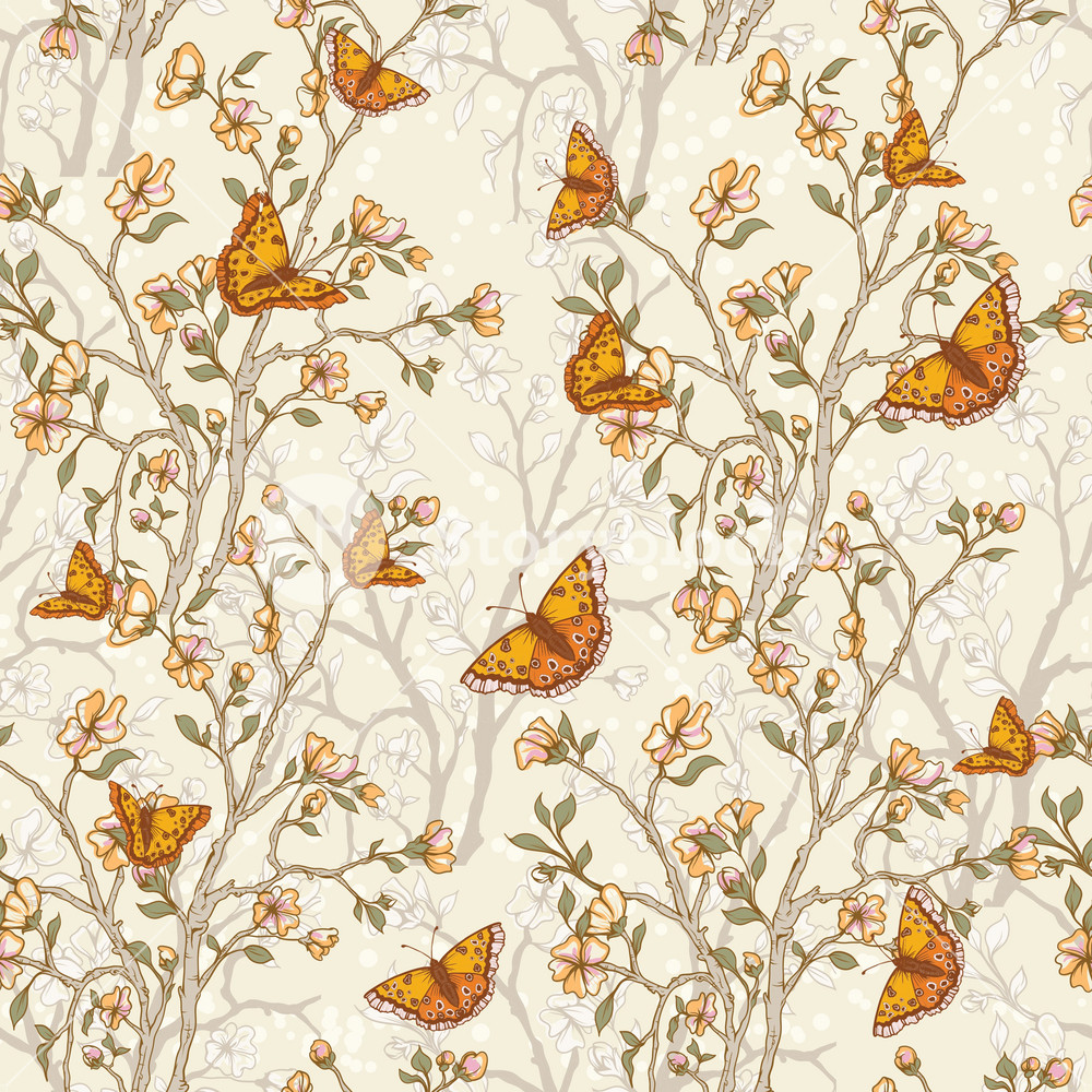 Pattern Vector Element With Floral Elements Royalty-Free Stock Image ...