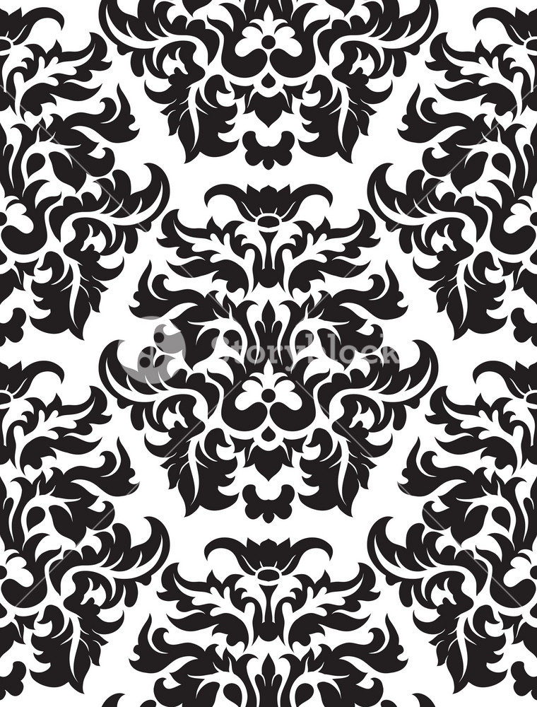 Pattern Vector Element With Floral Elements Royalty-Free Stock Image ...