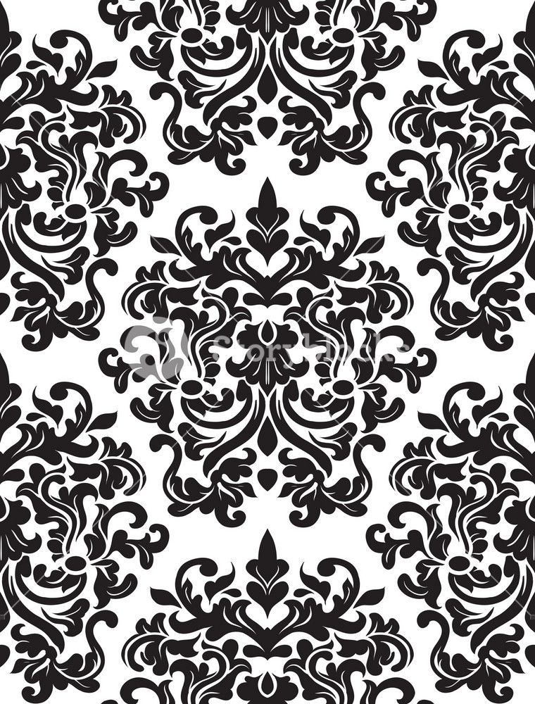 Pattern Vector Element With Floral Elements Royalty-Free Stock Image ...