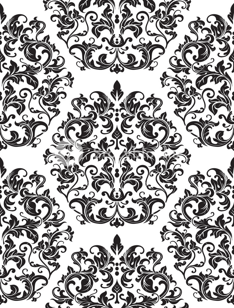Pattern Vector Element With Floral Elements Royalty-Free Stock Image ...