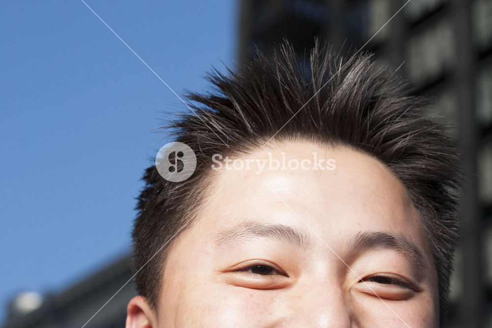 Pedestrian in urban environment Royalty-Free Stock Image - Storyblocks