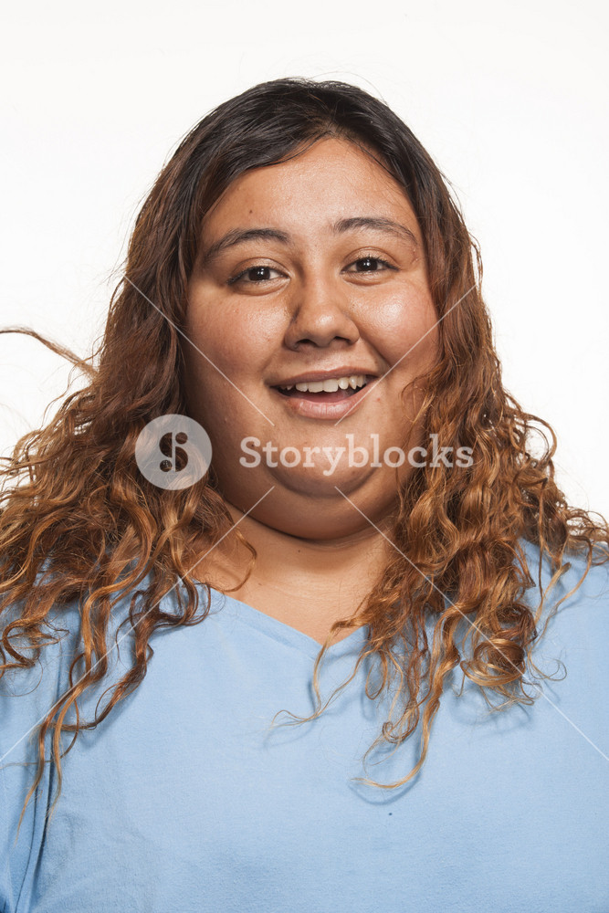 Portrait on white background Royalty-Free Stock Image - Storyblocks