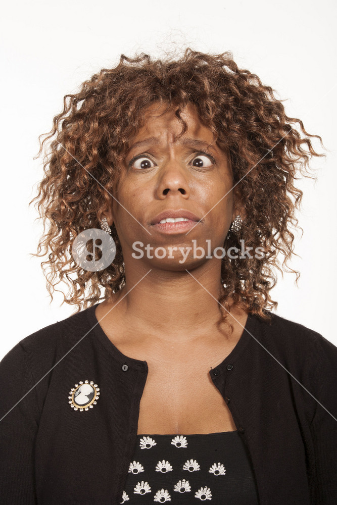 Portrait on white background Royalty-Free Stock Image - Storyblocks