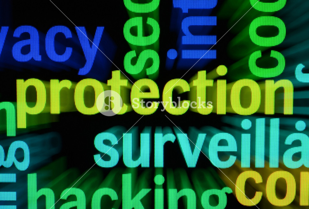 Protection Word Cloud Royalty-Free Stock Image - Storyblocks