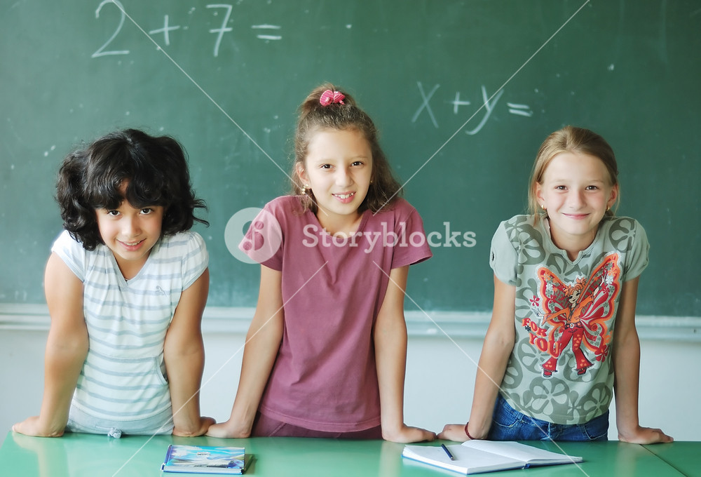 Pupil activities in the classroom at school Royalty-Free Stock Image ...