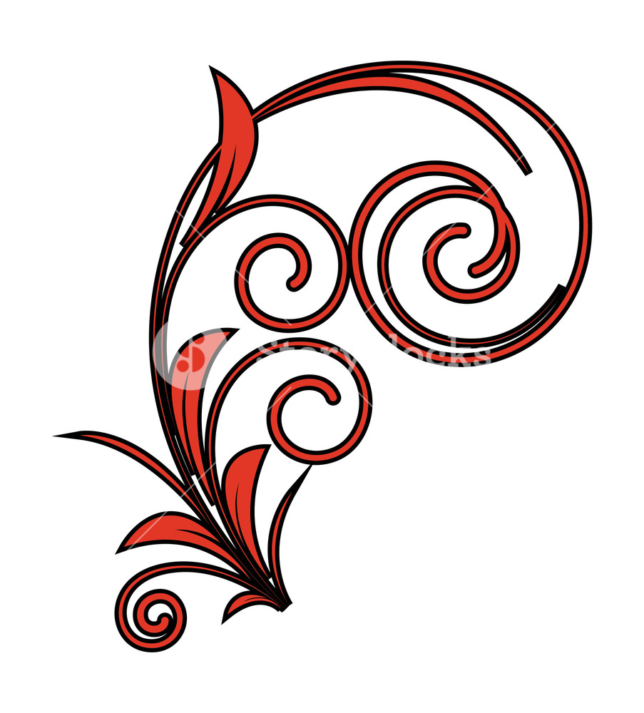 Retro Festival Flourish Design Royalty-Free Stock Image - Storyblocks