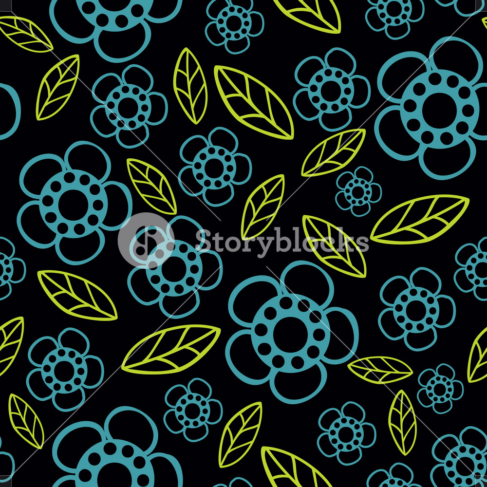 Seamless Floral Pattern. Flowers Texture. Daisy. Royalty-Free Stock ...