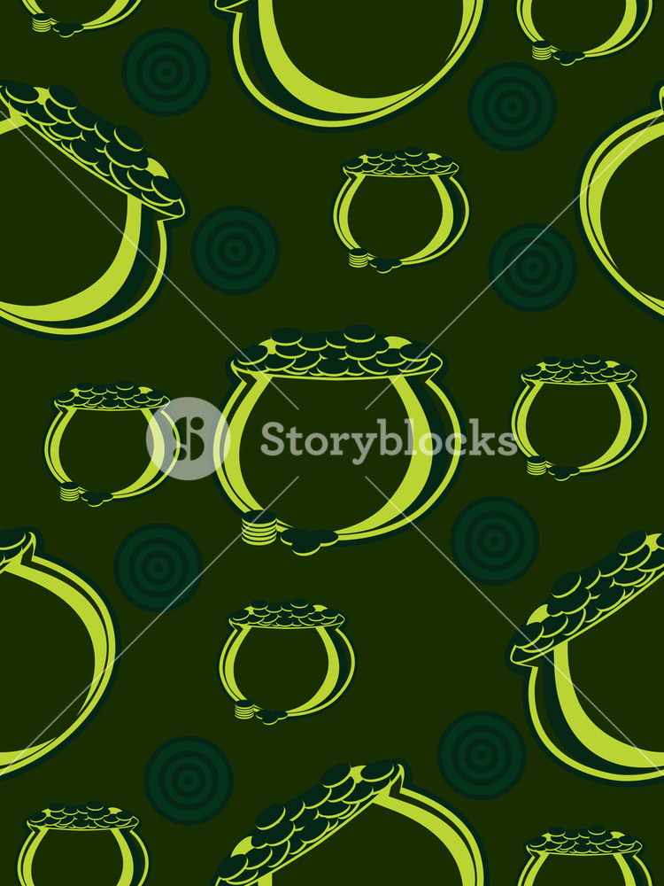 Seamless Pattern Background For 17 March Royalty-Free Stock Image ...