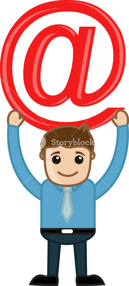 Send Us E-mail - Concept - Vector Illustration Royalty-Free Stock Image ...