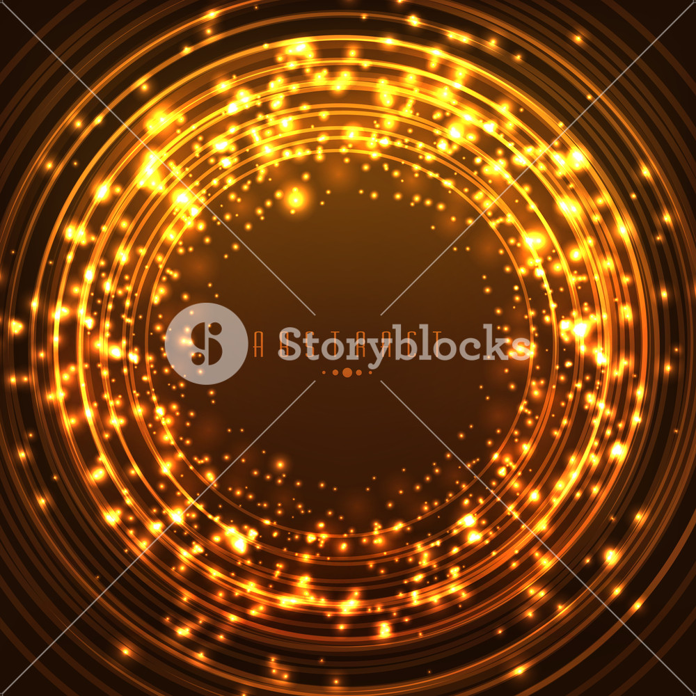 Shiny golden abstract design decorated glossy brown background. Royalty ...