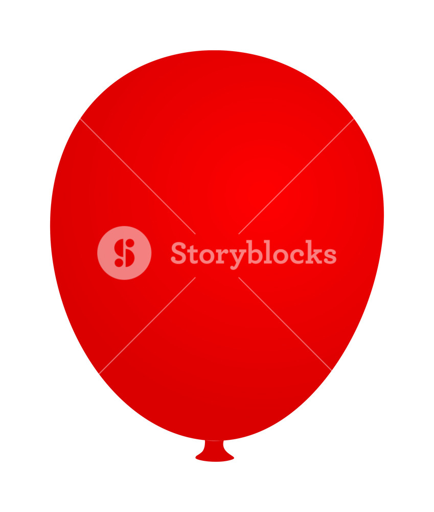Soft Red Balloon Banner Royalty-Free Stock Image - Storyblocks