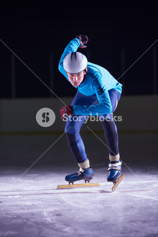 Speed skating Royalty-Free Stock Image - Storyblocks