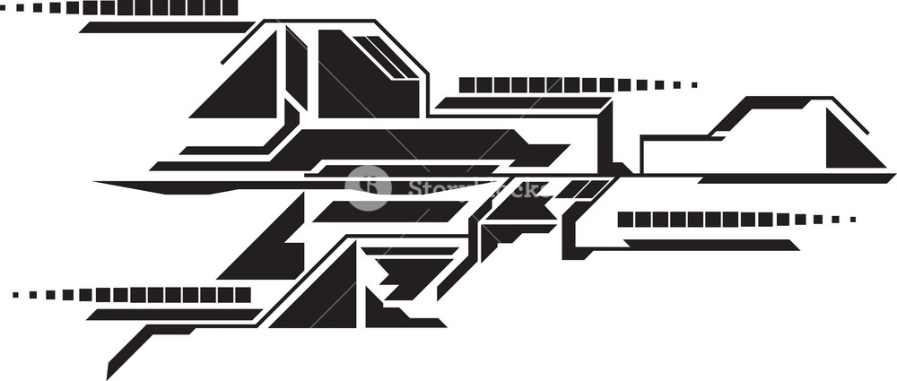 Tech Vector Element Royalty-Free Stock Image - Storyblocks