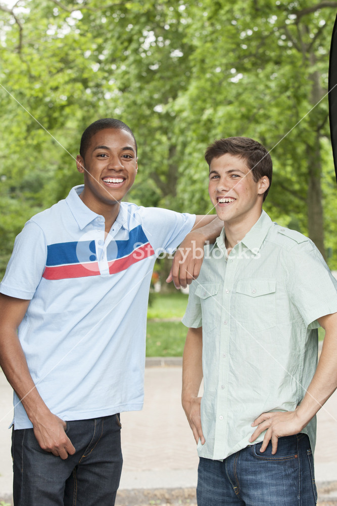 Teenage friends spending time together Royalty-Free Stock Image ...