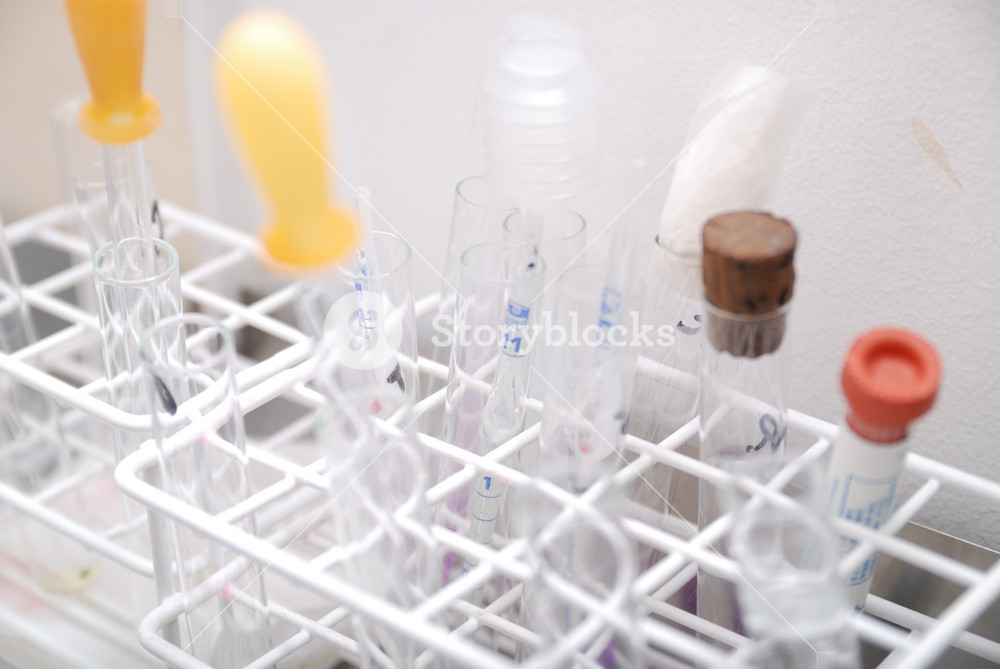 Test tubes Royalty-Free Stock Image - Storyblocks