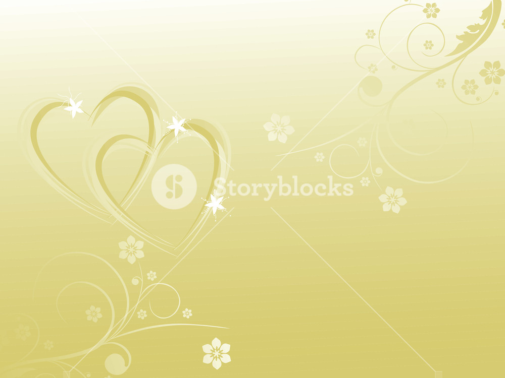 Two Hearts Frame On Sea Gray Background Royalty-Free Stock Image ...