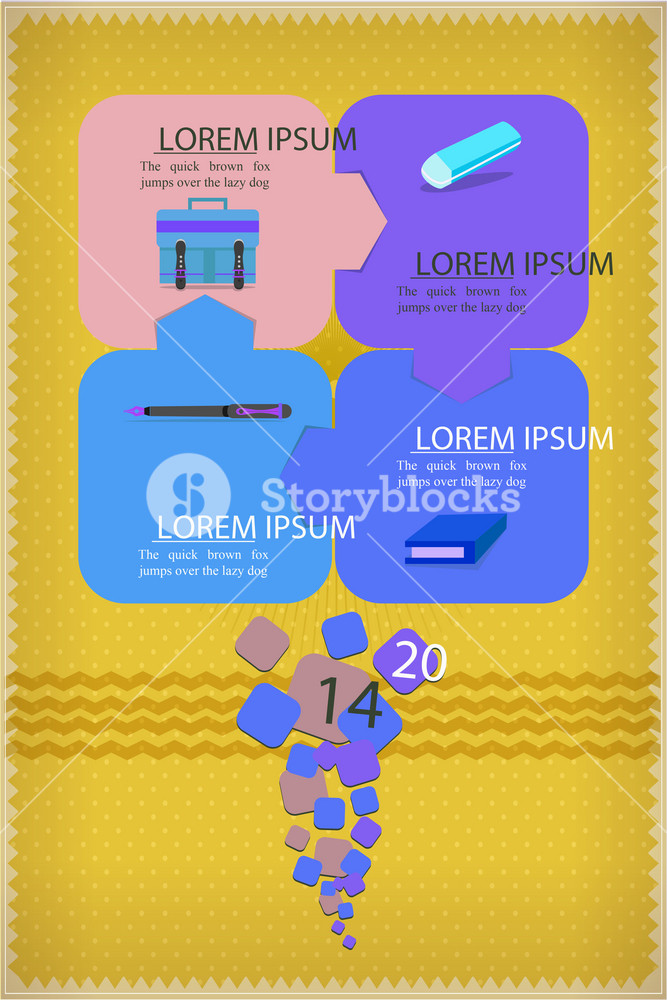 Vector Illustration With Conceptual And Layout (editable Text) Royalty ...