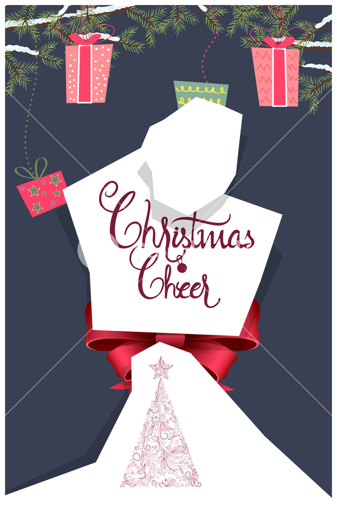 Vector Illustration With Typography And Decorations (editable Text ...