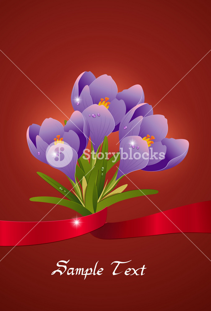 Vector Spring Background With Flowers Royalty-Free Stock Image ...