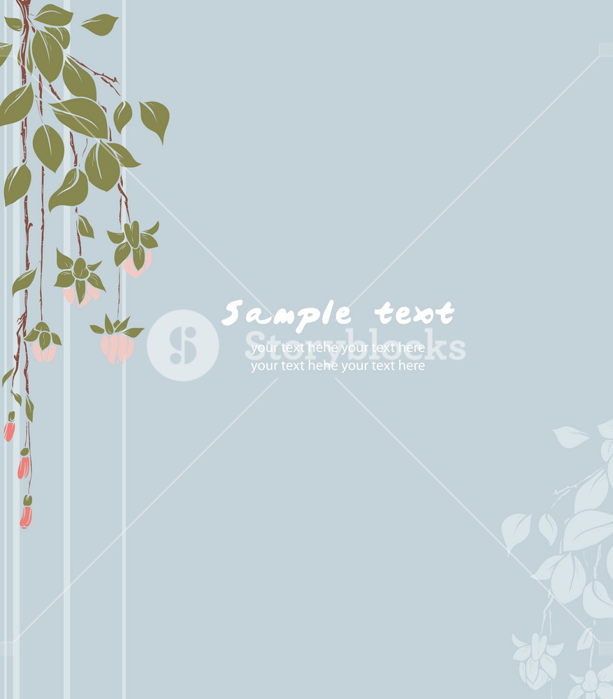 Vector Spring Floral Background Royalty-Free Stock Image - Storyblocks