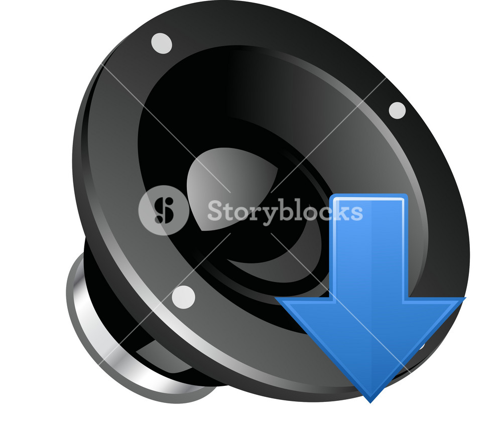 Volume Down Royalty-Free Stock Image - Storyblocks