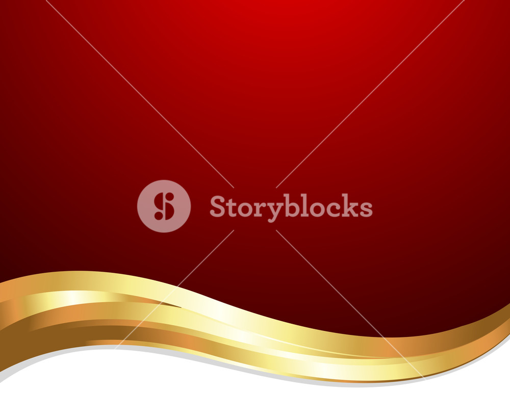 Wave Design Golden Banner Royalty-Free Stock Image - Storyblocks