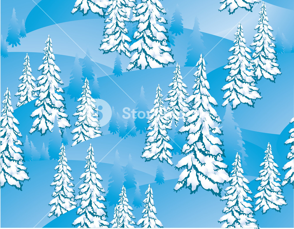 Winter Seamless. Vector. Royalty-Free Stock Image - Storyblocks